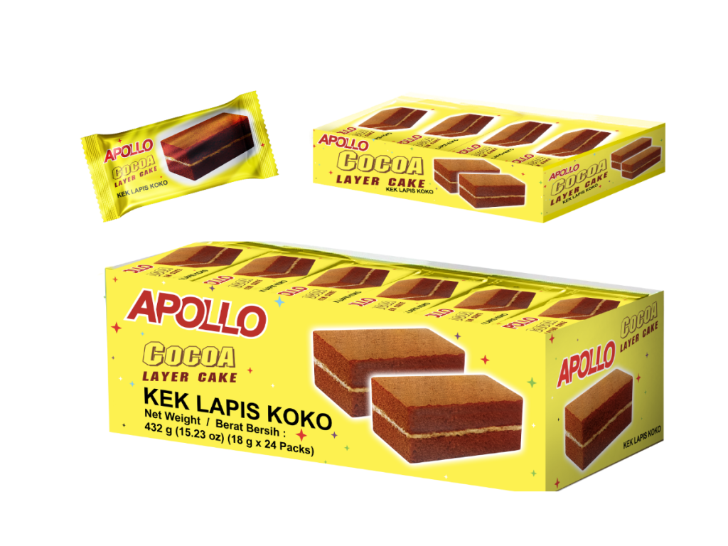 APOLLO Cocoa Layer Cake - APOLLO Food Holdings Berhad