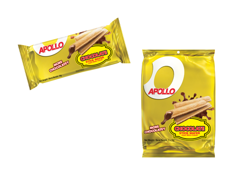 APOLLO NEW Chocolate Stick Wafer