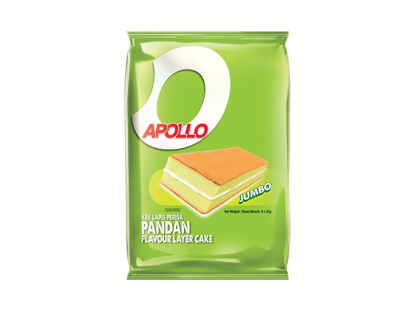 APOLLO Jumbo Pandan Flavour Layer Cake